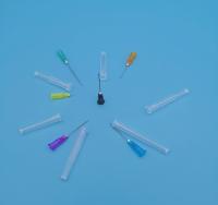 China Green Yellow Disposable Injection Syringe And Needle Inclined Out Diameter 3mm 11G for sale