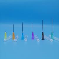 China Purple Disposable Syringe Needles Inclined Out Diameter 2.4mm 13G for sale