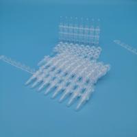 China Transparent 0.2 Ml PCR Tubes 8 Tube Strips Molecular Biology Reaction Strip Tube for sale