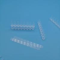 China Transparent 0.2 Ml PCR Tubes 8 Tube Strips Molecular Biology Reaction Strip Tube for sale
