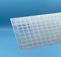 China Sterile Transparent Shallow 96 Well Plate For PCR Experiments for sale