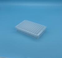 China Transparent Deep Well Pcr Plates 96 Well Square Well Sharp Bottomed Sterilization for sale