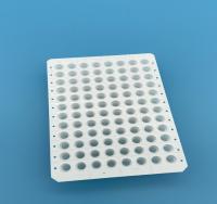 China Deep Well 96 Well Semi Skirted Pcr Plate White 0.1ml for sale