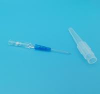 China One-Time Use IV Cannula Catheters Satefy Type Gauge 22G Deep Blue CE ISO13485 for sale