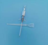 China 24G Yellow Safety IV Catheter Cannula With Small Wings CE ISO for sale