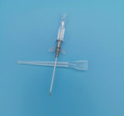 China 24G Yellow Safety IV Catheter Cannula With Small Wings CE ISO for sale