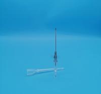 China 24G Yellow Safety IV Catheter Cannula With Small Wings CE ISO for sale