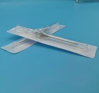 China 22G Deep Bule Safety I.V.Catheter Cannula With Small Wings CE ISO For Beauty Clinics Class III Instrument Classification for sale