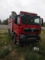 China HOWO Water Tank Fire Truck 21000L Capacity 18M Spray Arm Euro 4 Engine for Industrial Firefighting for sale