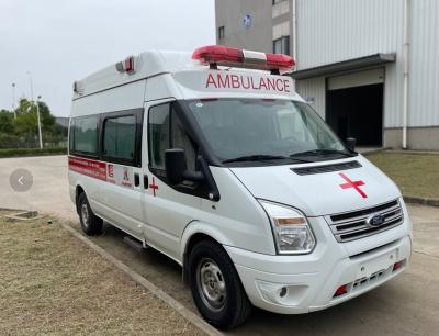China WHG5030XJHA Medical Ambulance Vehicle - 3300 kg Capacity, 130 km/h Speed with Advanced Patient Care Equipment for sale