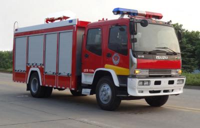 China ISUZU Diesel Gas Supply Fire Truck - 88 kW Engine, 0.27 m³/min Air Compressor, Euro 4 Emission Standard for sale