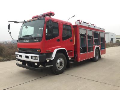 China ISUZU 6 Ton City Main Foam Fire Truck with 177kW Engine, 5700kg Water Tank and 30L/S Pump Capacity for sale
