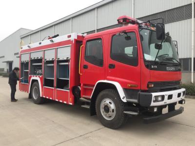 China ISUZU 6 Ton Foam Fire Fighting Truck with 5700kg Water Tank and 300kg Foam Capacity for Urban Fire Protection for sale