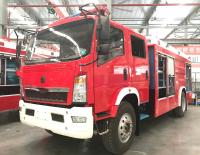 China Howo 4 Ton Fire and Rescue Vehicle with 3700kg Water Tank and 40L/s Fire Pump for Urban Firefighting for sale