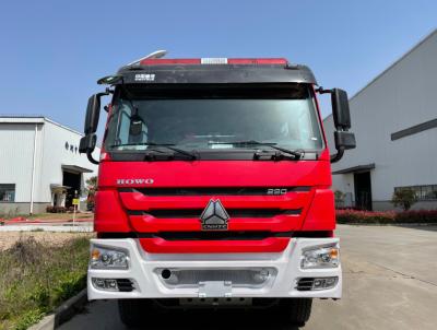 China HOWO 8000L Foam Fire Truck 6x4 with 228kW Engine and 65m Range for Industrial Firefighting for sale