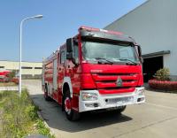 China HOWO 8 Ton Foam Fire Truck 228kW 6x4 with 6000kg Water & 2000kg Foam Capacity for Emergency Rescue for sale