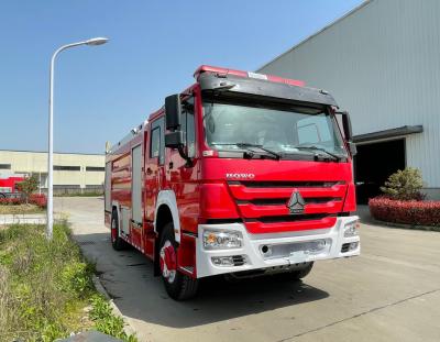 China HOWO 8 Ton Foam Fire Truck 228kW 6x4 with 6000kg Water & 2000kg Foam Capacity for Emergency Rescue for sale