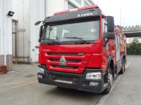 China HOWO 6x4 Heavy Duty Water Foam Fire Truck 15000L Capacity 276kW Engine for sale