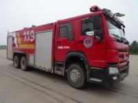 China HOWO 6x4 17000L Water Foam Fire Rescue Truck D10 Engine 90km/h for sale