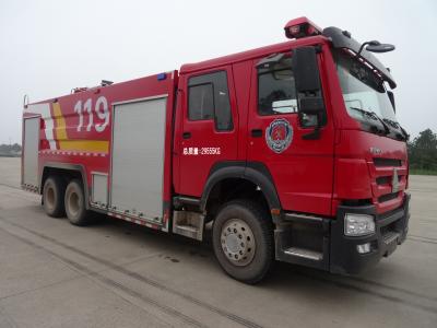 China HOWO 6x4 17000L Water Foam Fire Rescue Truck D10 Engine 90km/h for sale
