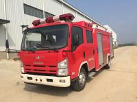 China ISUZU 4 Ton Mini Water Tanker Foam Fire Truck 6 Wheel 139kW Euro 6 for sale