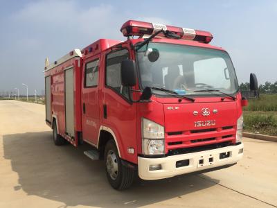 China ISUZU 4x2 190 HP Foam Fire Fighting Truck 4000L Tank Capacity Euro 6 for sale