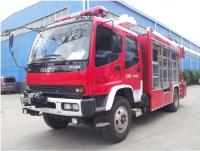 China ISUZU 177KW 6-Wheeled Emergency Rescue Fire Truck with 5T Crane and 10KW Generator for sale