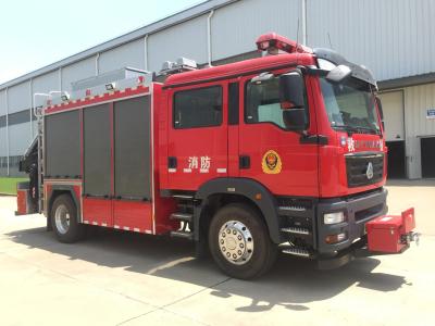 China SITRAK 228kW Emergency Rescue Fire Truck 4x2 Diesel with 5T Crane and Euro 6 Emission for sale
