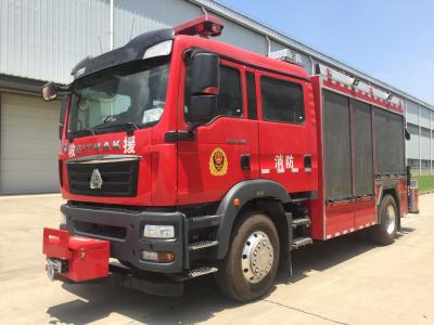 China SITRAK 310HP 6-Wheel Heavy Rescue Fire Truck with 5T Crane - 9170mm Length, Euro 6 Emission for sale