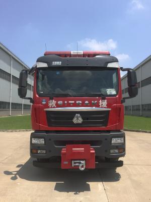 China SITRAK 310HP 4X2 Emergency Rescue Fire Truck with 5000kg Crane and 7560kgf Winch for sale