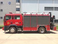 China SITRAK 228kw 4X2 Emergency Rescue Fire Truck with 5-Ton Crane | 9170mm Length | Euro 6 Emission for sale