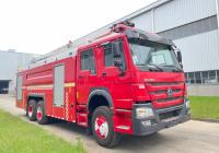 China SINOTRUK 336KW 6x4 Water Tower Fire Truck with 10000kg Water and 2000kg Foam Capacity for sale