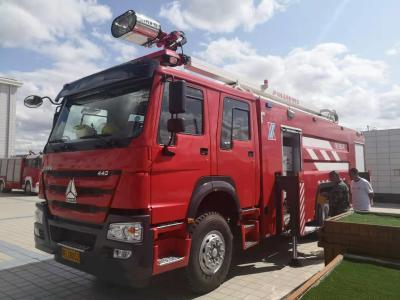 China SINOTRUK 18 Meter Water Tower Fire Truck 460HP Euro 6 with 10000kg Water and 2000kg Foam Capacity for sale