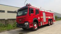 China HOWO 460hp 18 Meter Telescopic Boom Fire Truck with 10,000L Water and 2,000L Foam Capacity for sale