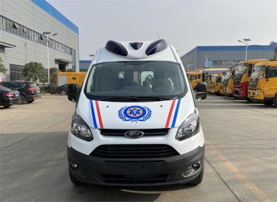 China Transit Guardian Diesel Ambulance Euro VI Emission 90kW Engine 3300mm Wheelbase for Patient Transport for sale
