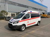 China Ford Transit Gasoline Ambulance 156km/h Max Speed with 2.0L Engine and 181kg Stretcher Capacity for sale