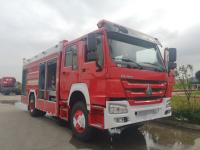 China SINOTRUK 375HP 6x4 Dry Powder Fire Truck with 2000kg Powder Capacity and 5000kg Water Tank for sale