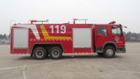China SINOTRUK HOWO 276kW Multi-Function Fire Engine with 5000L Water, 3000L Foam & 2000L Powder Capacity for sale