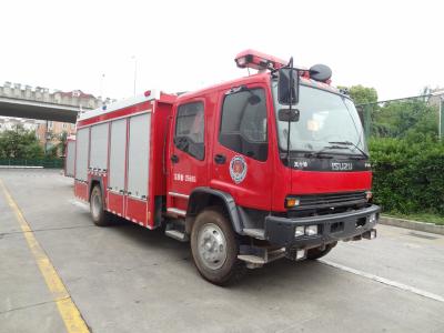 China ISUZU Large Capacity Gas Supply Fire Truck 4x2 Diesel Type with 88kW Engine and 0.27 m³/min Air Compressor for sale