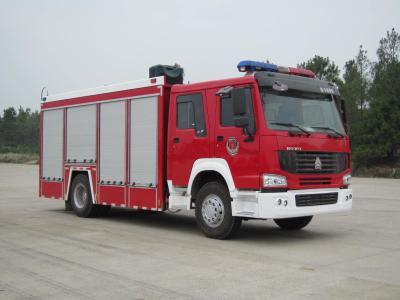 China HOWO Gas Supply Fire Truck 4x2 with 228kW Engine and 35MPa Air System for Emergency Fire Fighting for sale