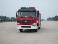 China HOWO Fire Rescue Vehicle with 15500 kg Gross Weight and 35 MPa Air System - Euro 4 Compliant for sale