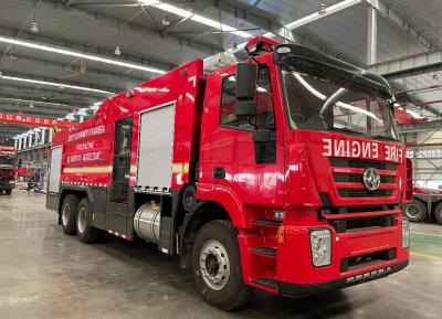 China IVECO 6x4 10-Wheel Fire Engine Truck 290hp 10 Ton Capacity with 9000L Water Tank and 65m Range for sale