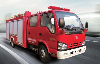China ISUZU Mini Water Tank Fire Truck 2000L Capacity 20L/s Flow Rate EURO 6 Emission Standard for sale