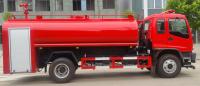 China ISUZU 10800L Water Bowser Fire Truck with 177KW Engine and 40L/s Flow Rate for Industrial Firefighting for sale