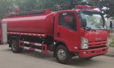 China ISUZU 190HP 4x2 Fire Truck 8000L Water Tank Euro 4 Fire Fighting Vehicle for sale