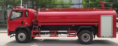 China HOWO 8000L Water Tank Fire Truck with 118kW Engine and 6-Wheel Drive for Industrial Firefighting for sale