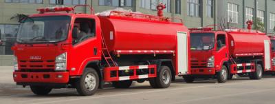 China ISUZU 190HP 4x2 8T Fire Truck Water Bowser 8000L Tank CB10/40 Pump for sale
