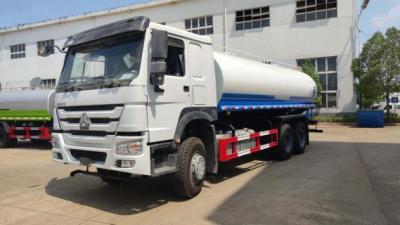 China HOWO 6x4 Water Tank Truck 25 Cubic Meters 25 Tons Capacity with 371kW Engine and Euro II Emission Standard for sale