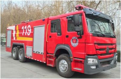 China SINOTRUK 375HP 6x4 Foam Fire Truck with 15T Capacity, 60L/S Pump & Euro 4 Engine for sale