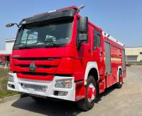 China HOWO 310hp Heavy Duty Fire Truck with 8000L Foam Capacity and 60L/S Pump Flow for Industrial Firefighting for sale